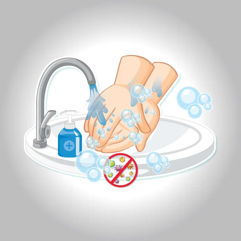Hand Wash Vector Design