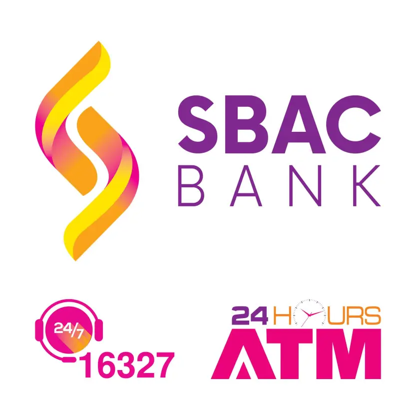 SBAC Bank - Helpline & 24 Hour ATM Logo Vector