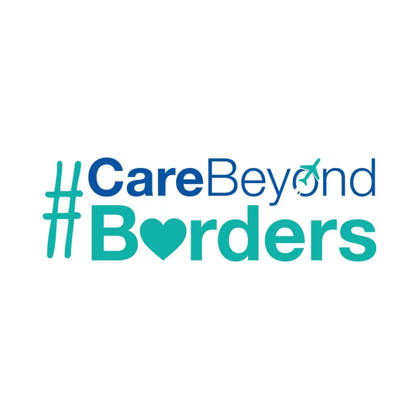 Care Beyond Borders Text Logo vector