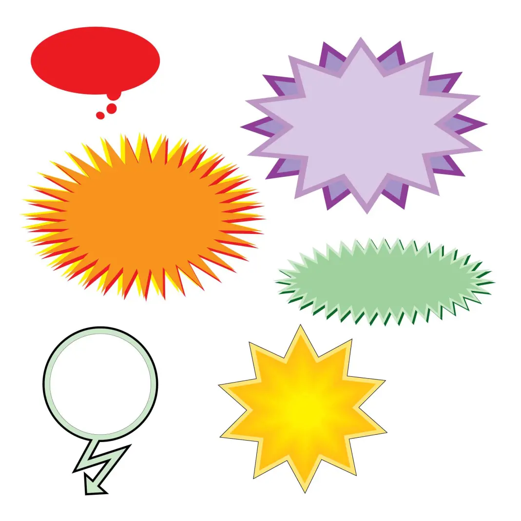 Vector Speech Bubbles and Doodle Message Clouds for Chat Box or ...
