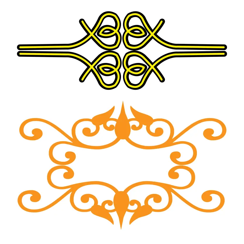 Creative zigzag motif Vectors - Jvectors