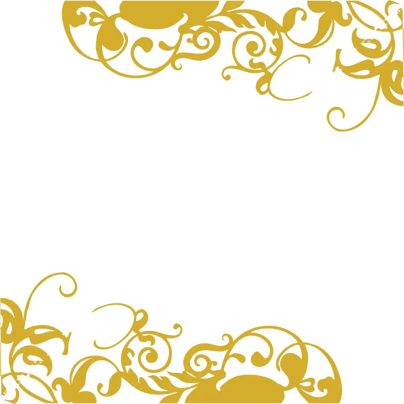 Gold Swirl Vector Clipart Graphic