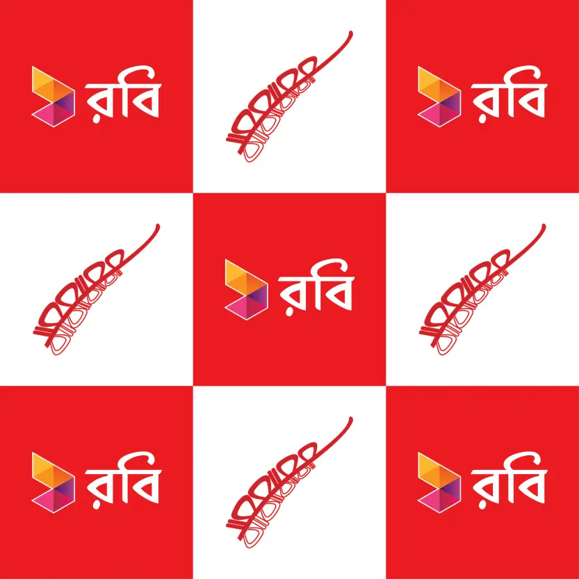 Robi Logo with Photobooth Background Vector