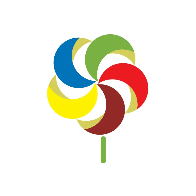 Paper windmill icon Vector Illustration