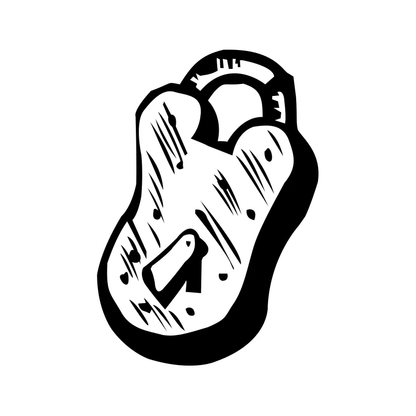 Lock - Tala Marka for Election Symbol Vector Clipart