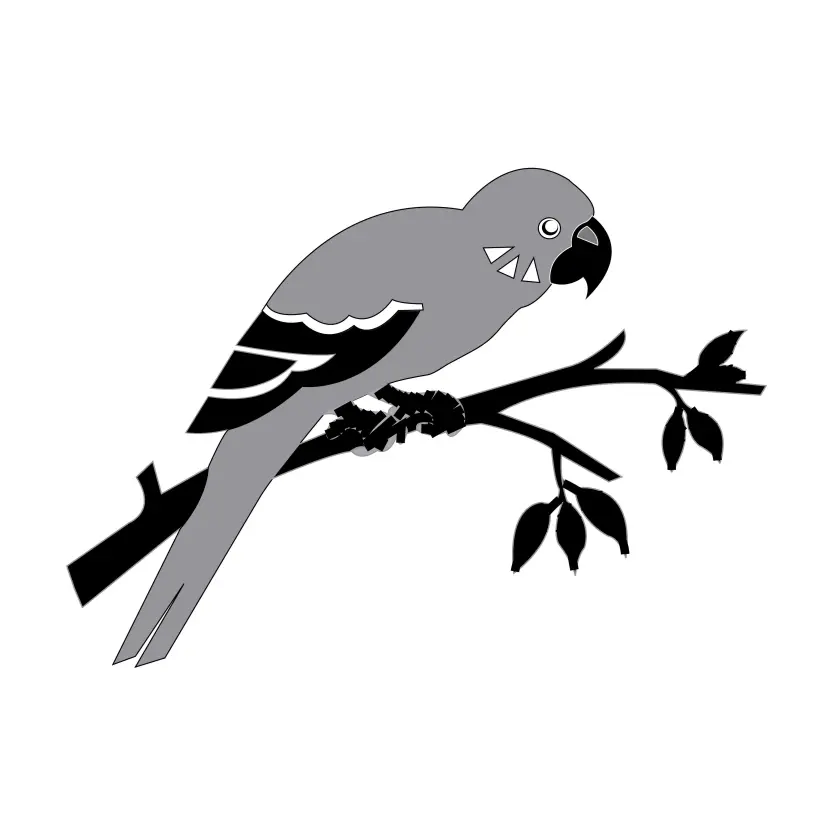 Tia Bird - Tia Pakhi Marka for Election Symbol Vector Clipart