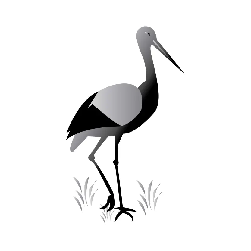 Buck Bird - Bok Pakhi Marka for Election Symbol Vector Clipart