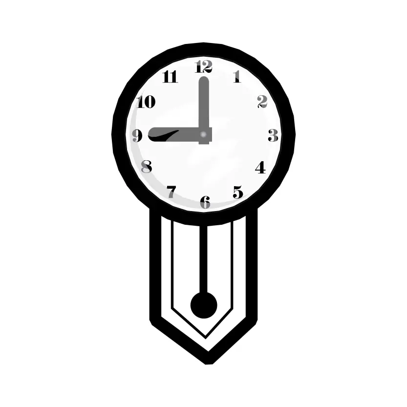 Dewal Ghori - Wall Clock Marka for Election Symbol Vector Clipart