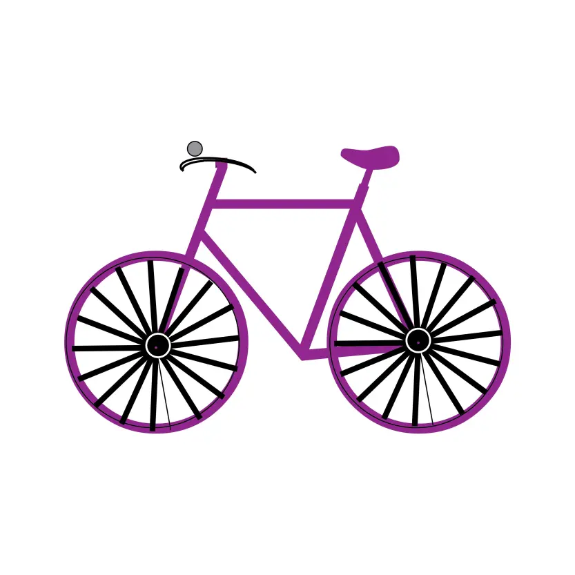 Bicycle Marka for Election Symbol Vector Clipart Isolated bike vector