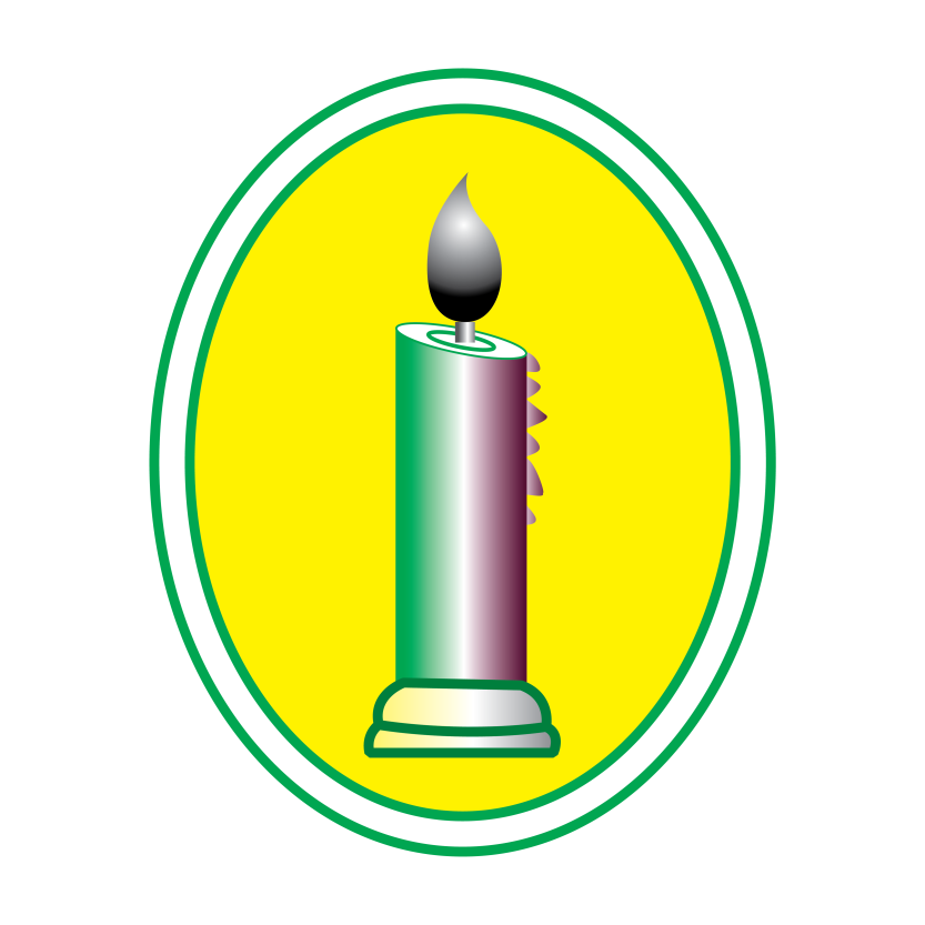 Vector Illustration of Candle Clipart Mombati Marka as Election Symbol