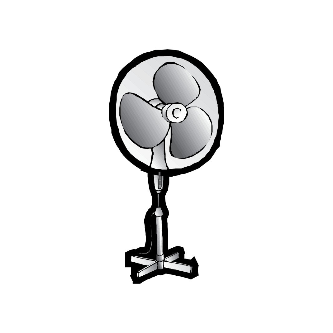 Table Fan Icon as Election Symbol Vector Clipart