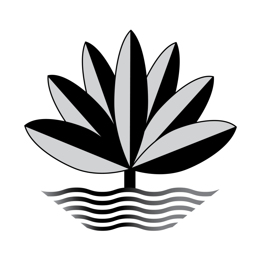 Water Lily Shapla Icon for Election Symbol Vector Design