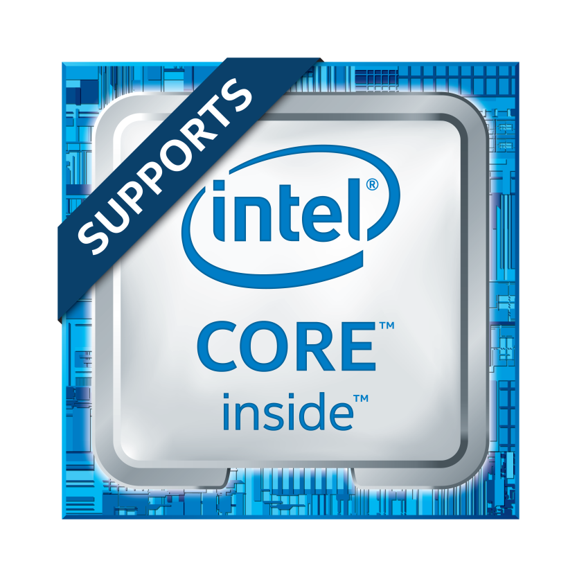 Intel Core Inside Supports Logo Vector