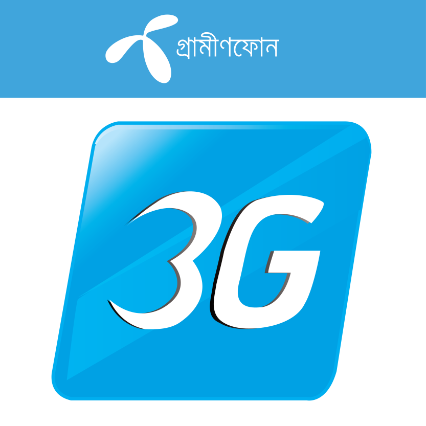 Grameen Phone 3G Logo Vector
