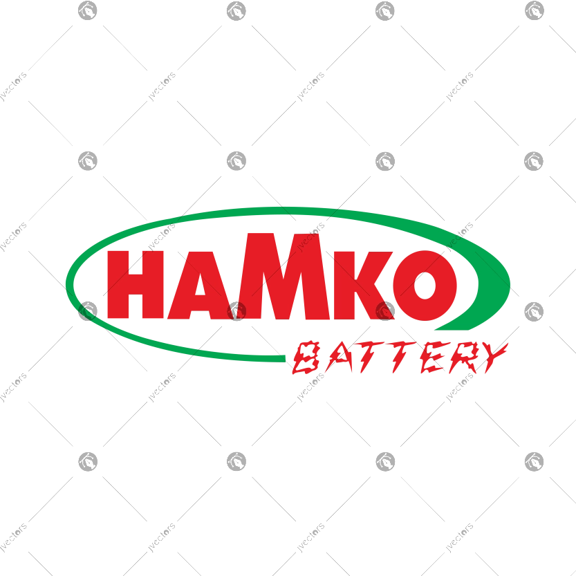 Hamko Battery logo vector