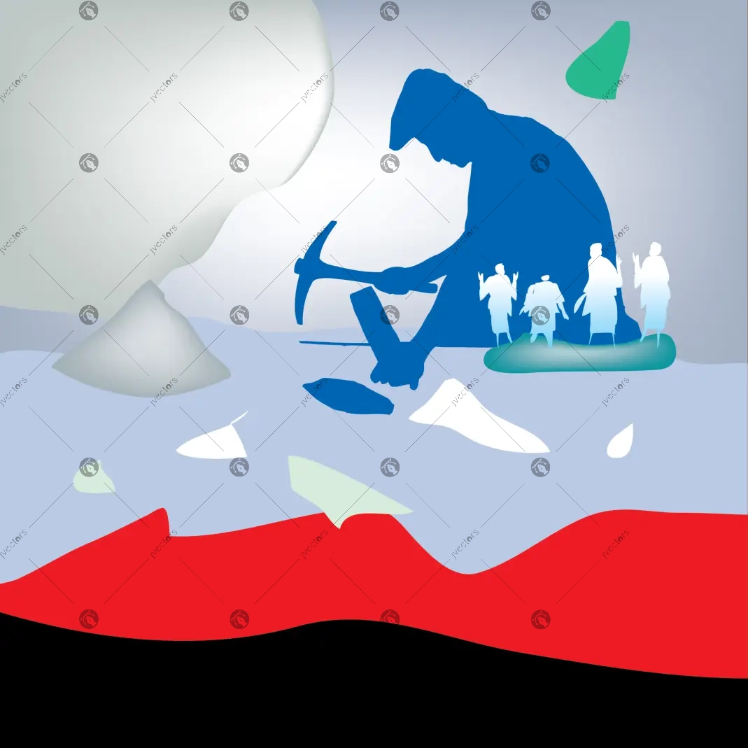 International workers logo Vectors - Jvectors