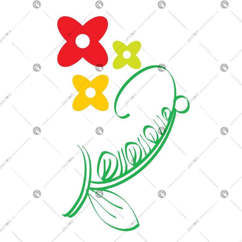 Flower creeper vector Vectors - Jvectors