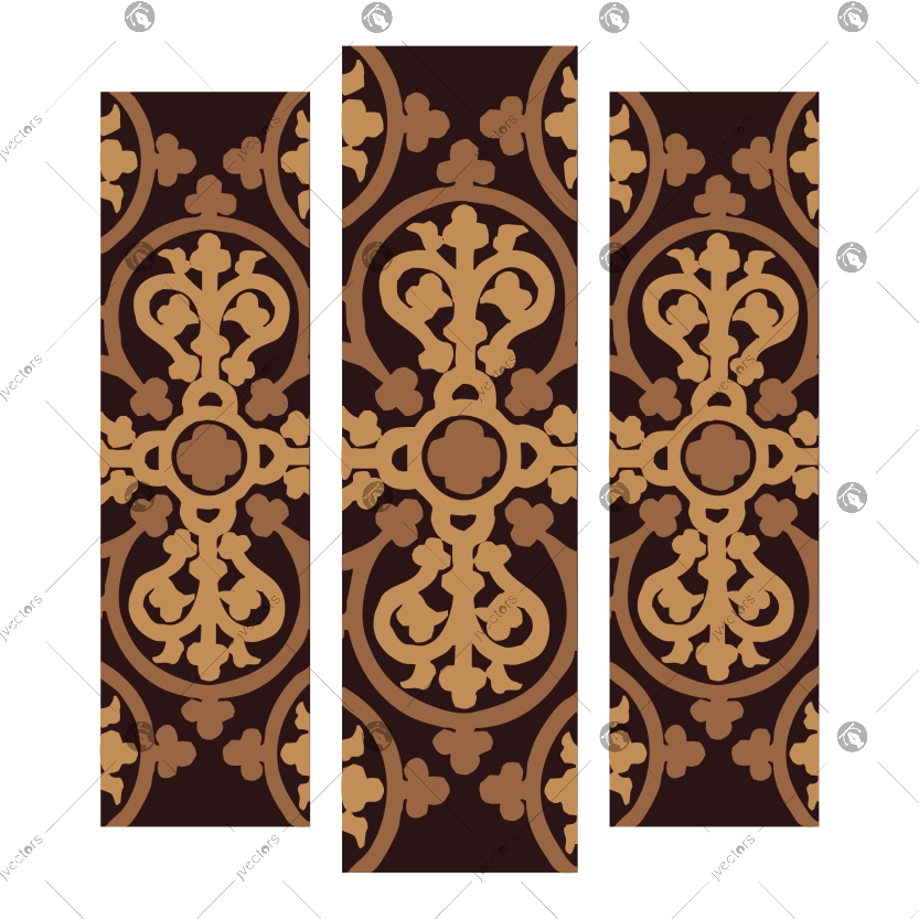 Floral panel design Vectors - Jvectors