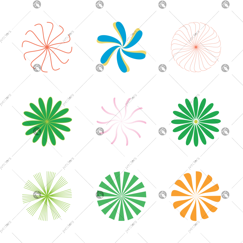 Firework circle vector Vectors - Jvectors