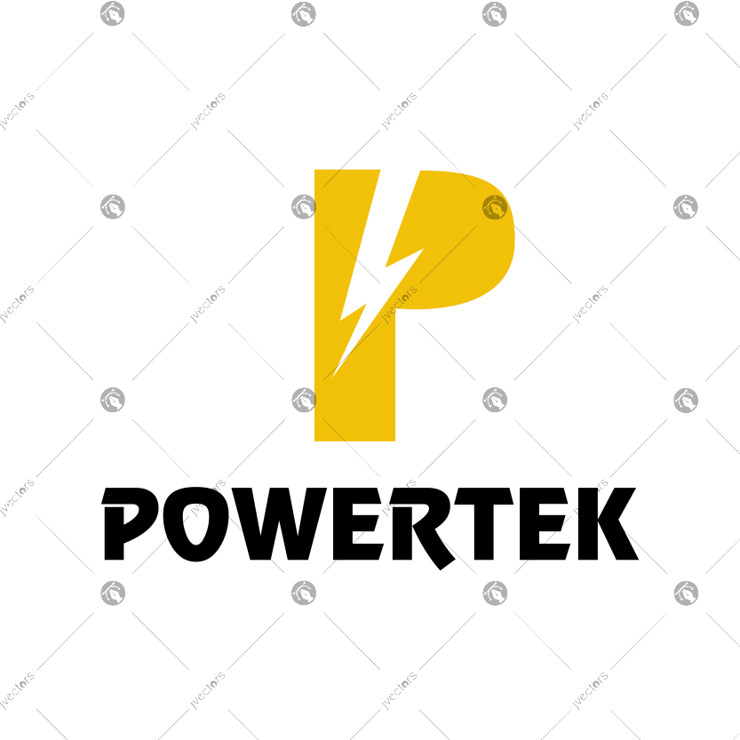 Powertek logo template Vectors - Jvectors