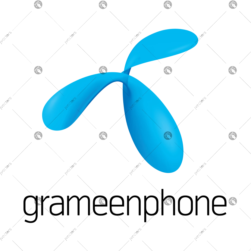 Grameenphone 3d Logo Vector