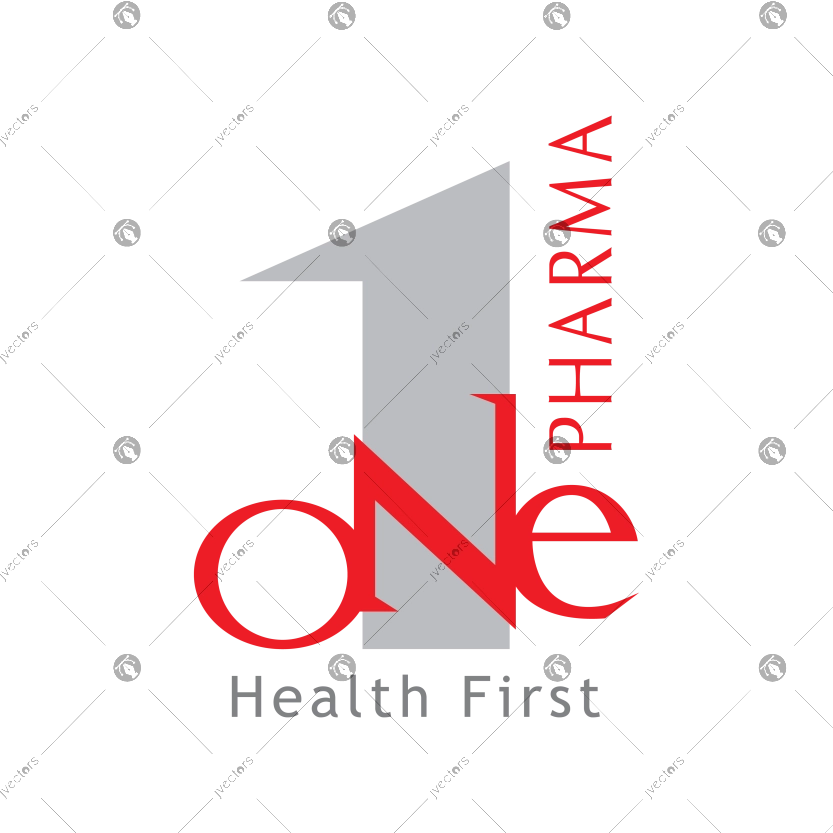 One pharma company logo Vectors - Jvectors