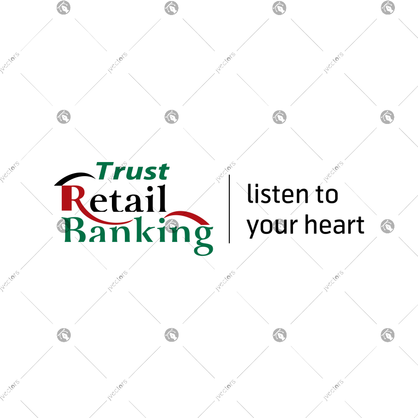 Trust Retail Banking Logo Vector