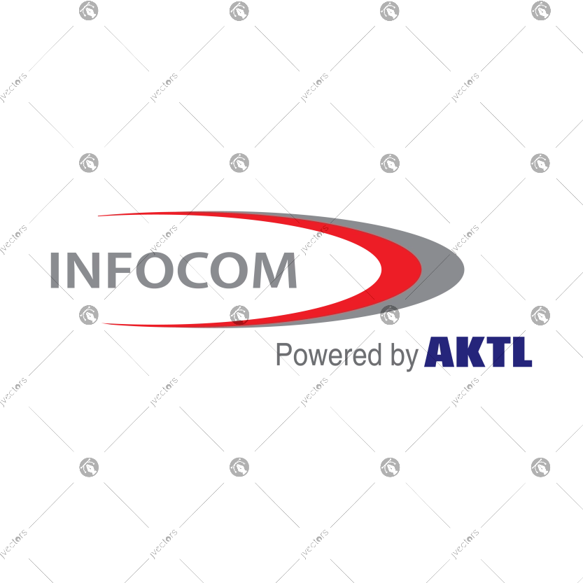 Infocom Powered by AKTL Logo Vector