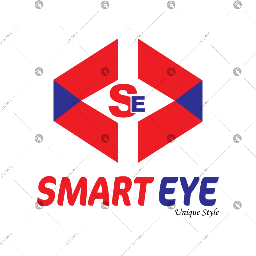 Smart Eye Unique Style SE Logo Vector