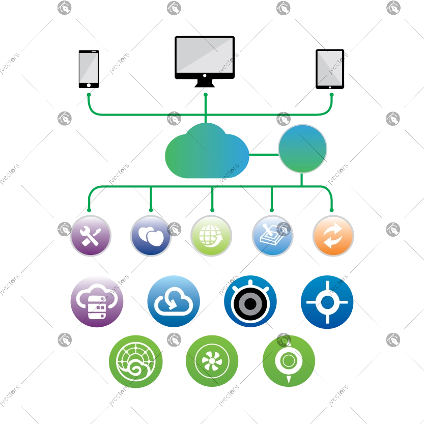Multimedia vector icons Vectors - Jvectors