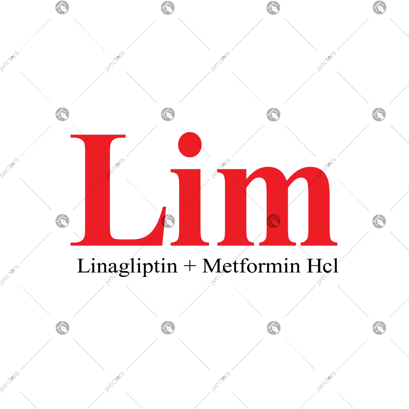 Lim Linagliptin and Metformin Hcl Logo Vector