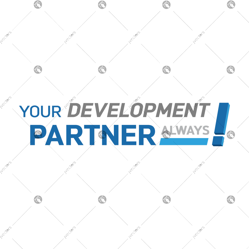 Your Development Partner Always Logo Vector