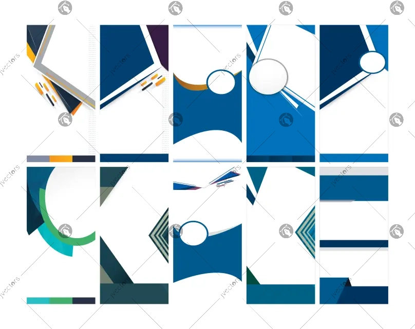 Creative exploded view Vectors - Jvectors